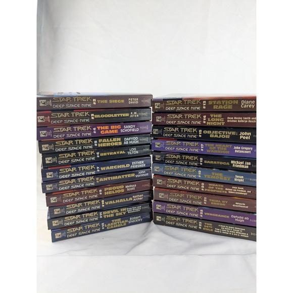 Star Trek | Other | Star Trek Deep Space Nine Book Series Lot Of 2 ...
